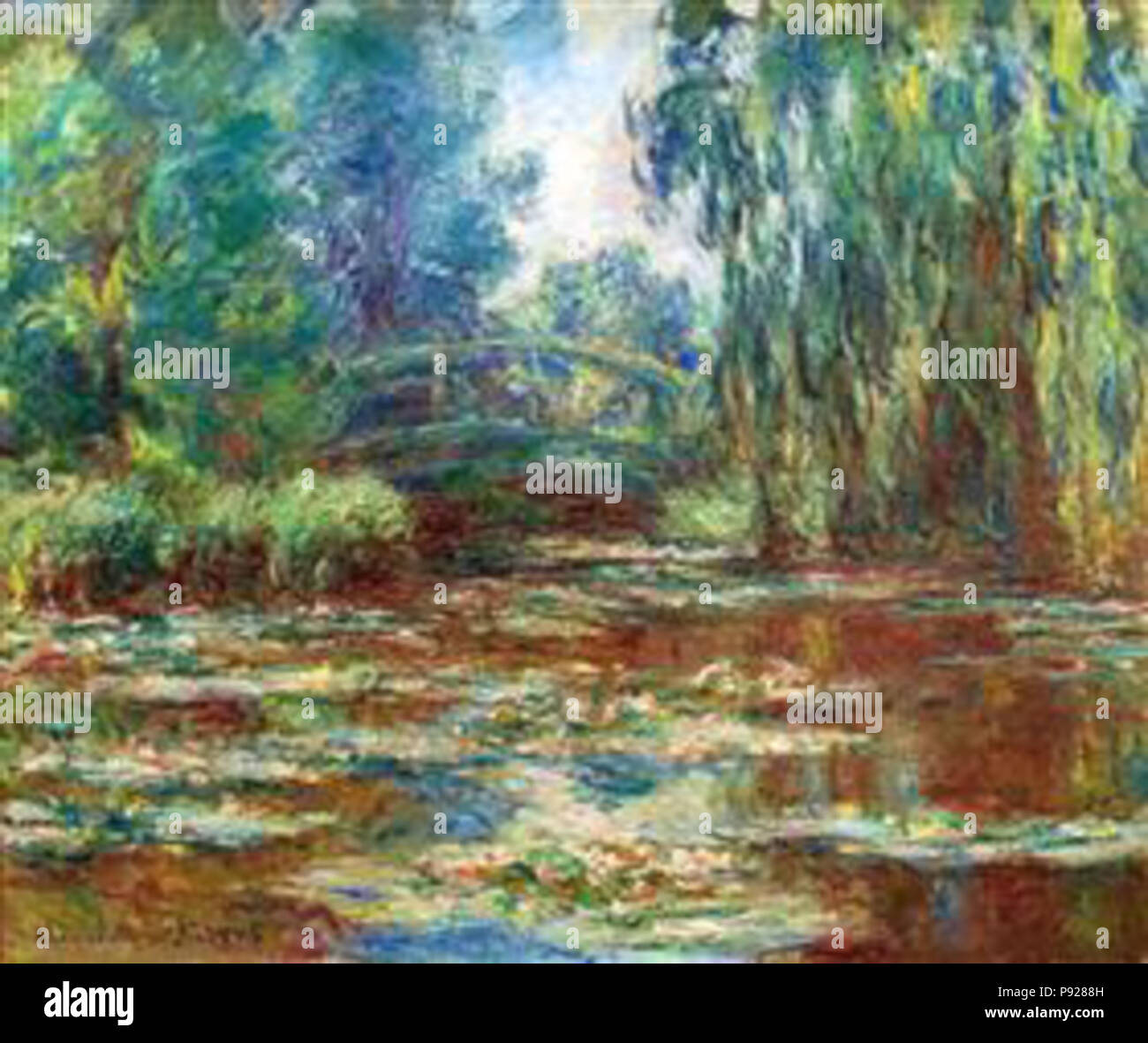 . 427 Monet - water-lily-pond-and-bridge Stock Photo - Alamy