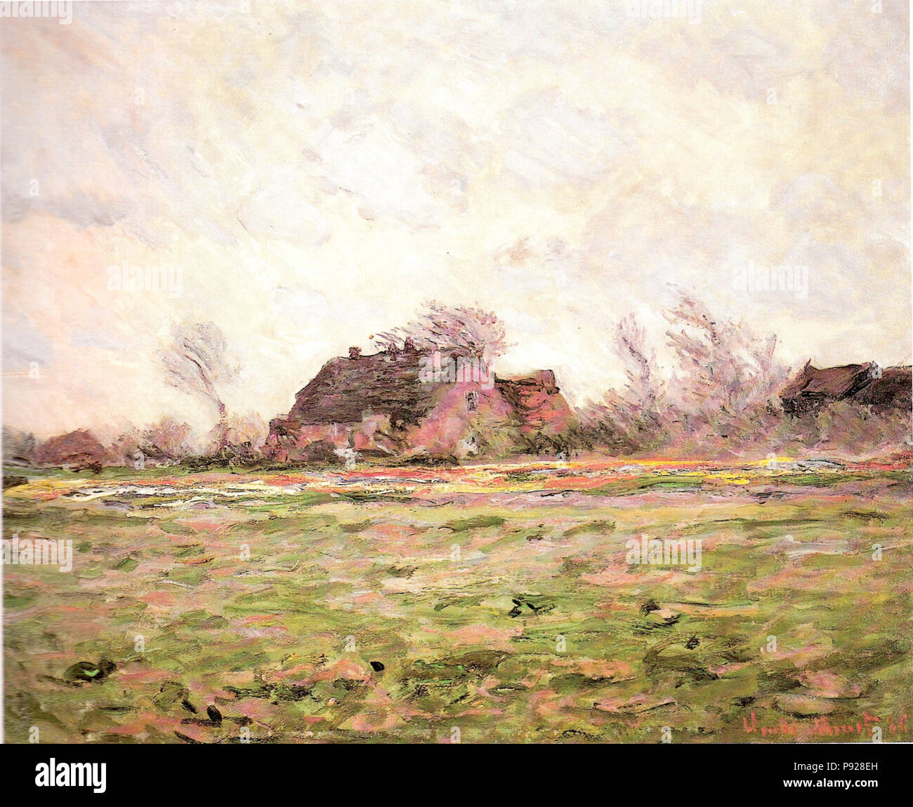 Monet sky and fields hi-res stock photography and images - Alamy