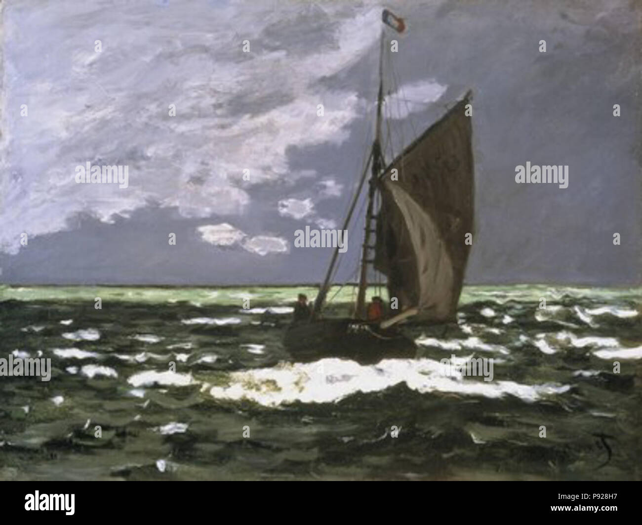 Monet seascape hi-res stock photography and images - Alamy