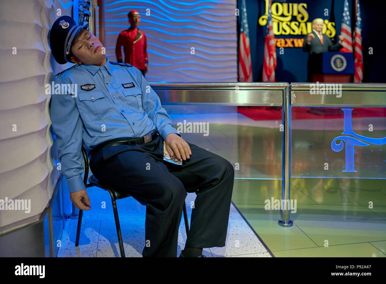 Waxwork figure. Louis Tussaud's waxworks, Pattaya Thailand Stock Photo ...