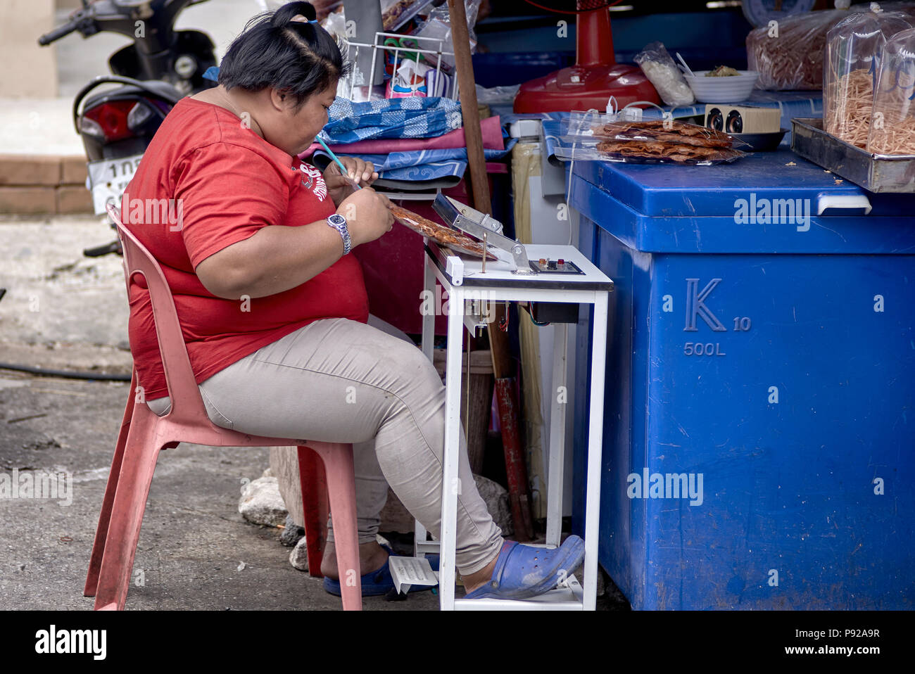 Large obese hi-res stock photography and images - Alamy