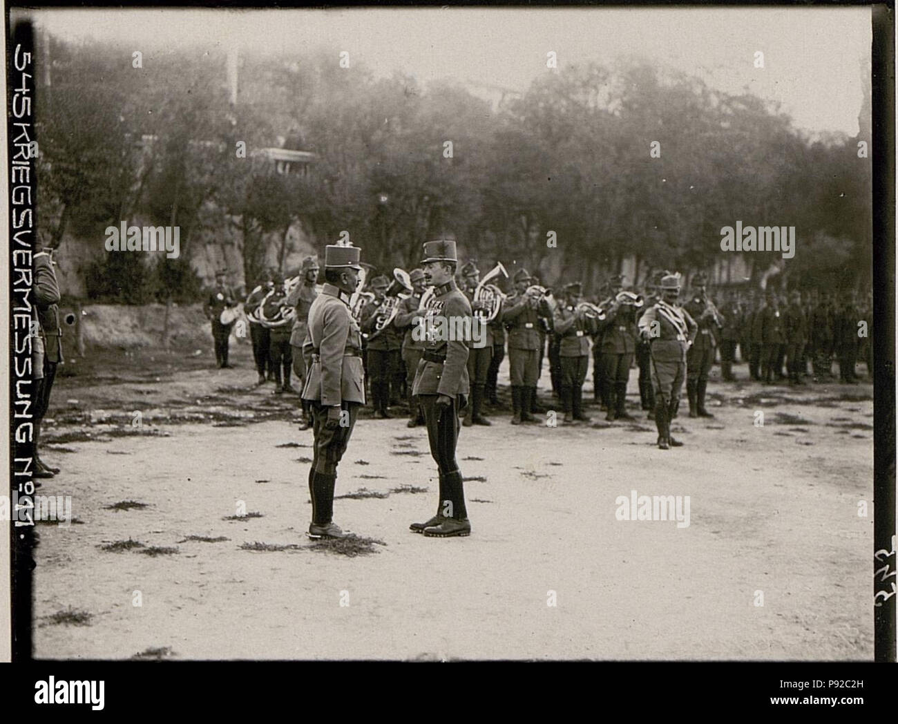 Austrian regiment parade hi-res stock photography and images - Alamy