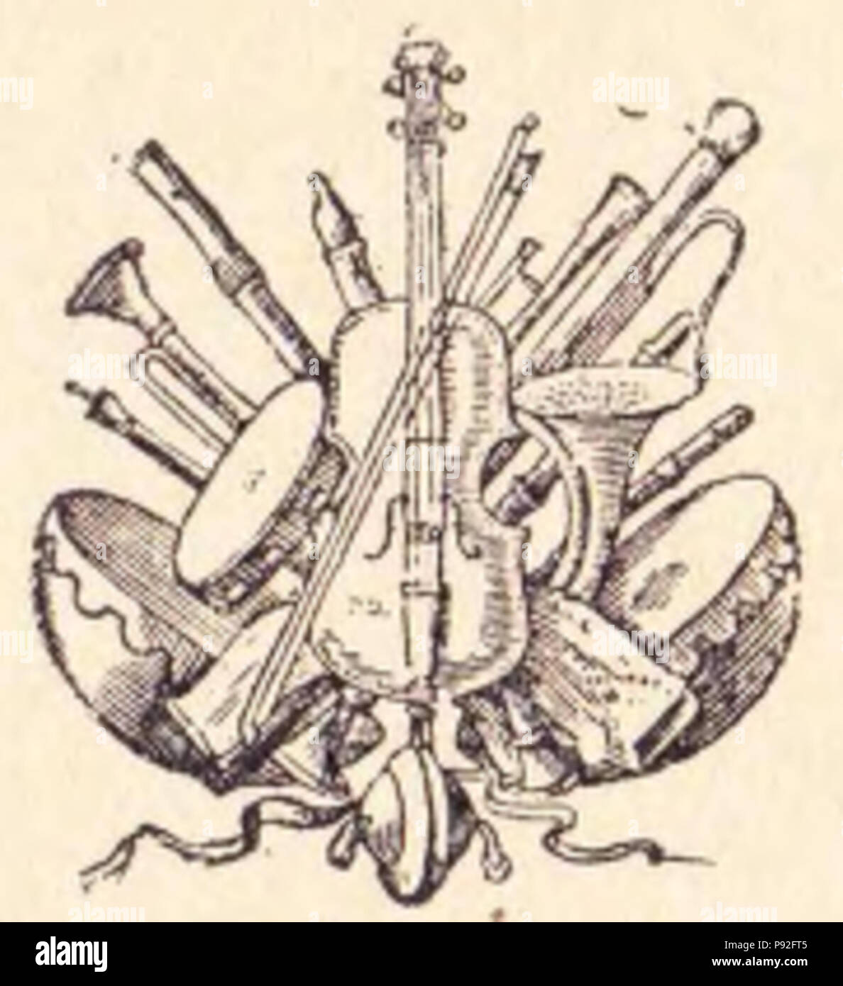 Music instruments history historical hi-res stock photography and ...