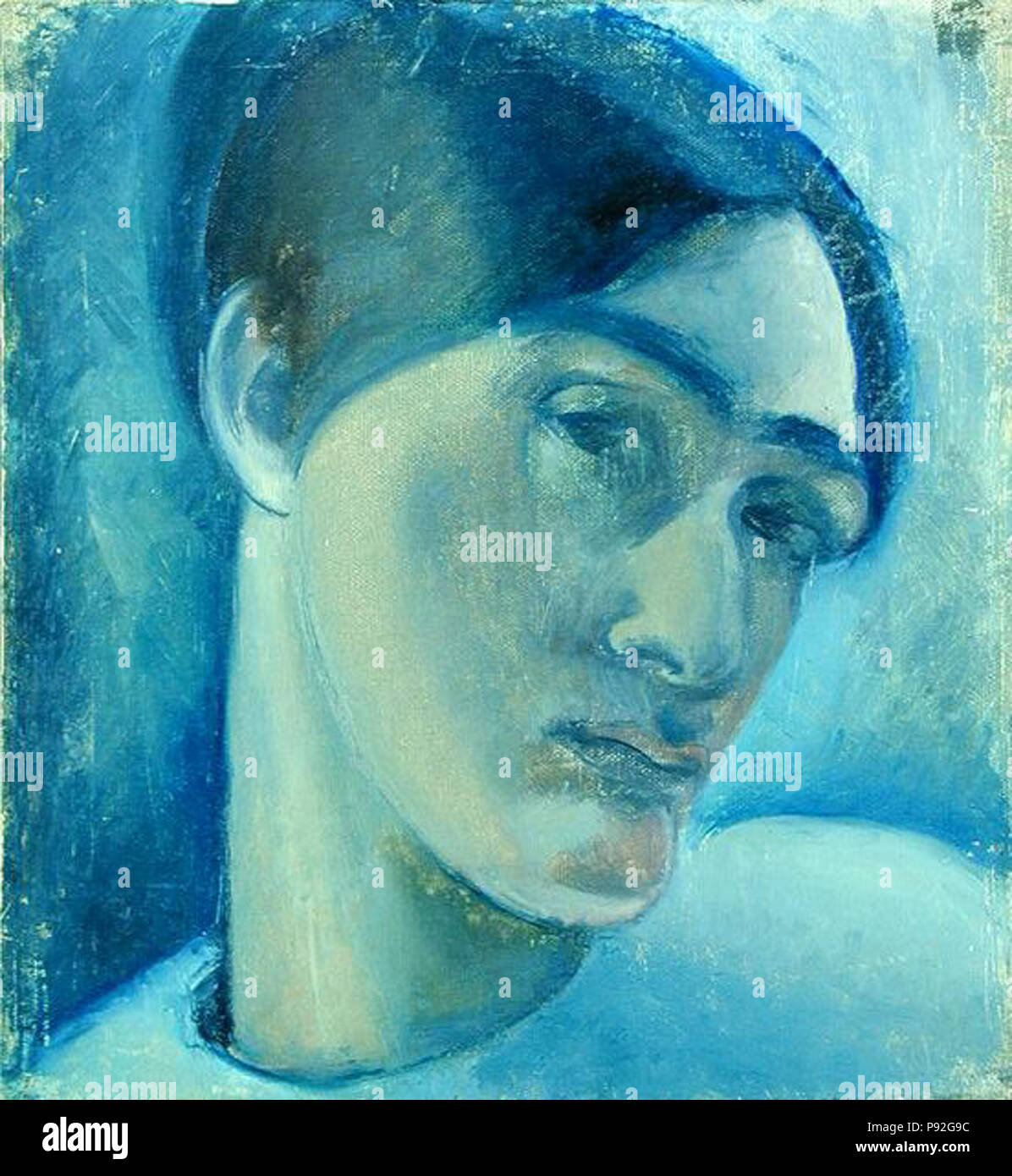 Female painter self portrait hi-res stock photography and images - Alamy