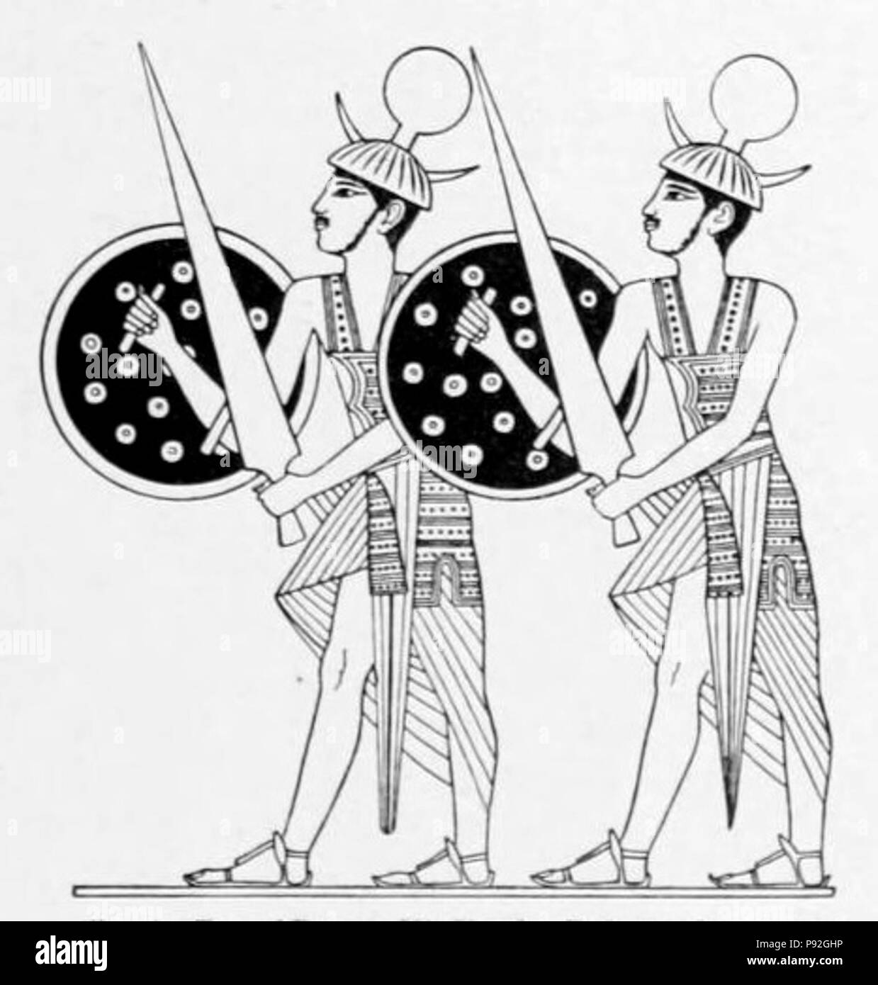 Ancient warrior relief Black and White Stock Photos & Images - Alamy