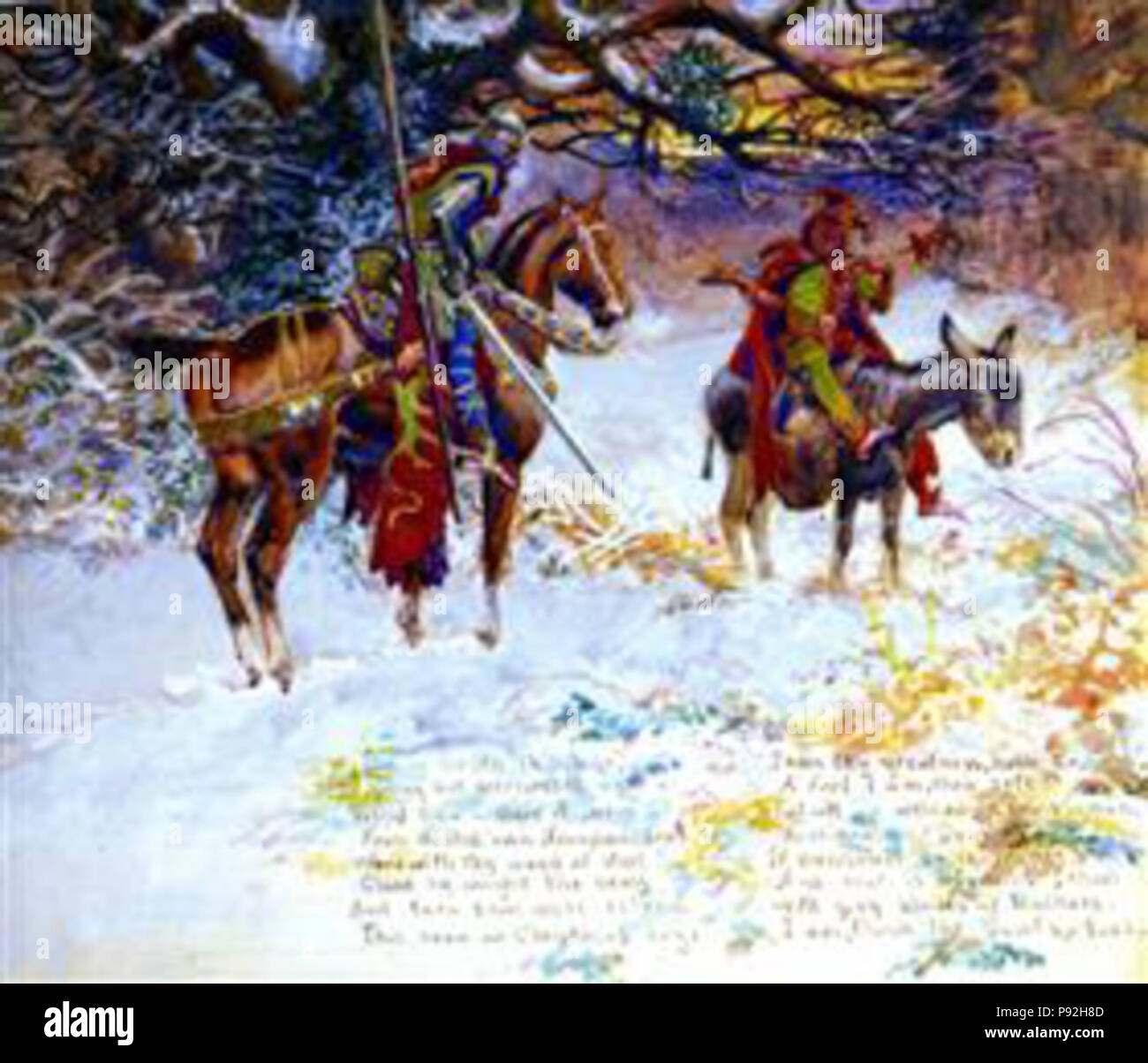 Medieval knight painting hi-res stock photography and images - Alamy