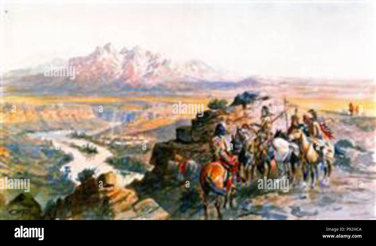Wagon train attack hi-res stock photography and images - Alamy