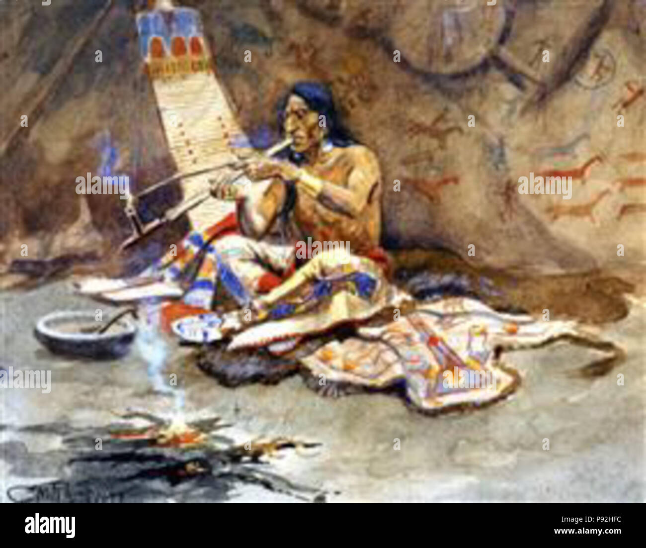 Peace pipe hi-res stock photography and images - Alamy