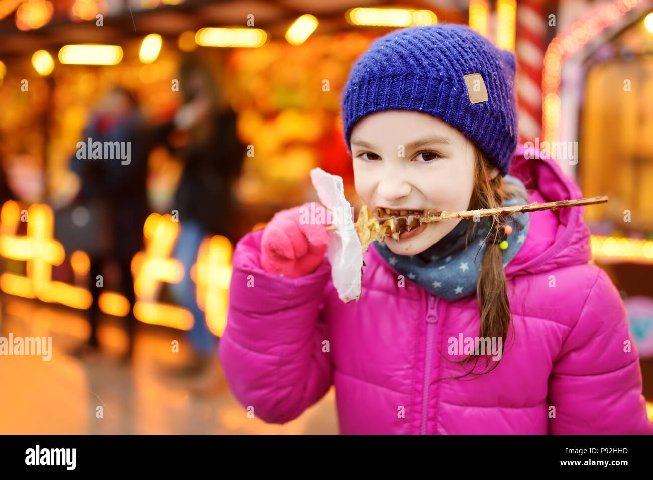 Girl covered chocolate hi-res stock photography and images - Alamy