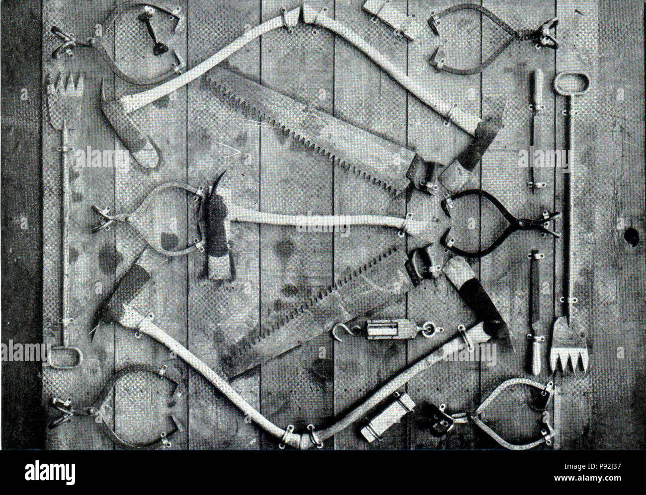 . 436 NSRW Ice Harvesting - tools Stock Photo - Alamy