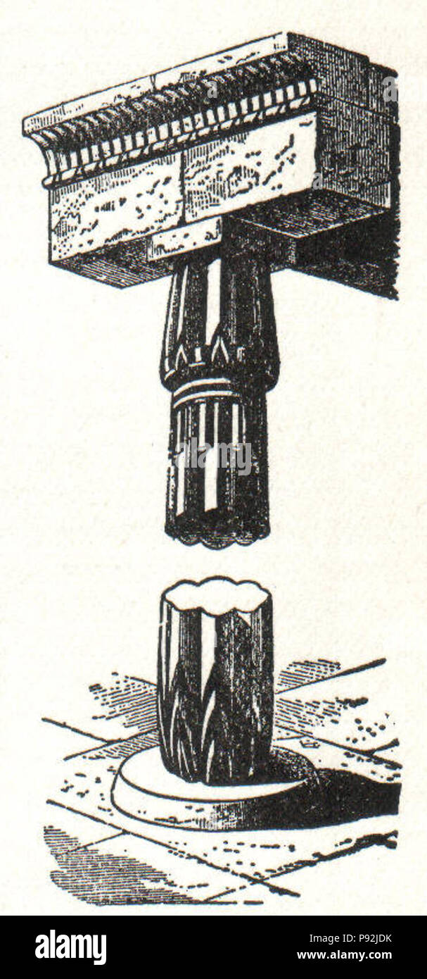 Papyrus column hi-res stock photography and images - Alamy