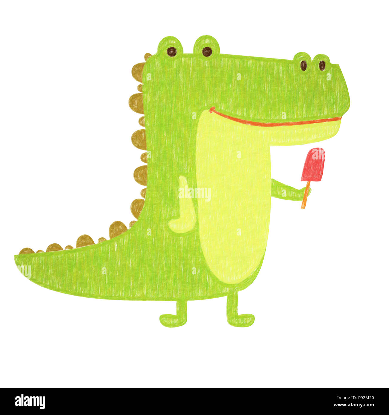 Cute Alligator Drawing