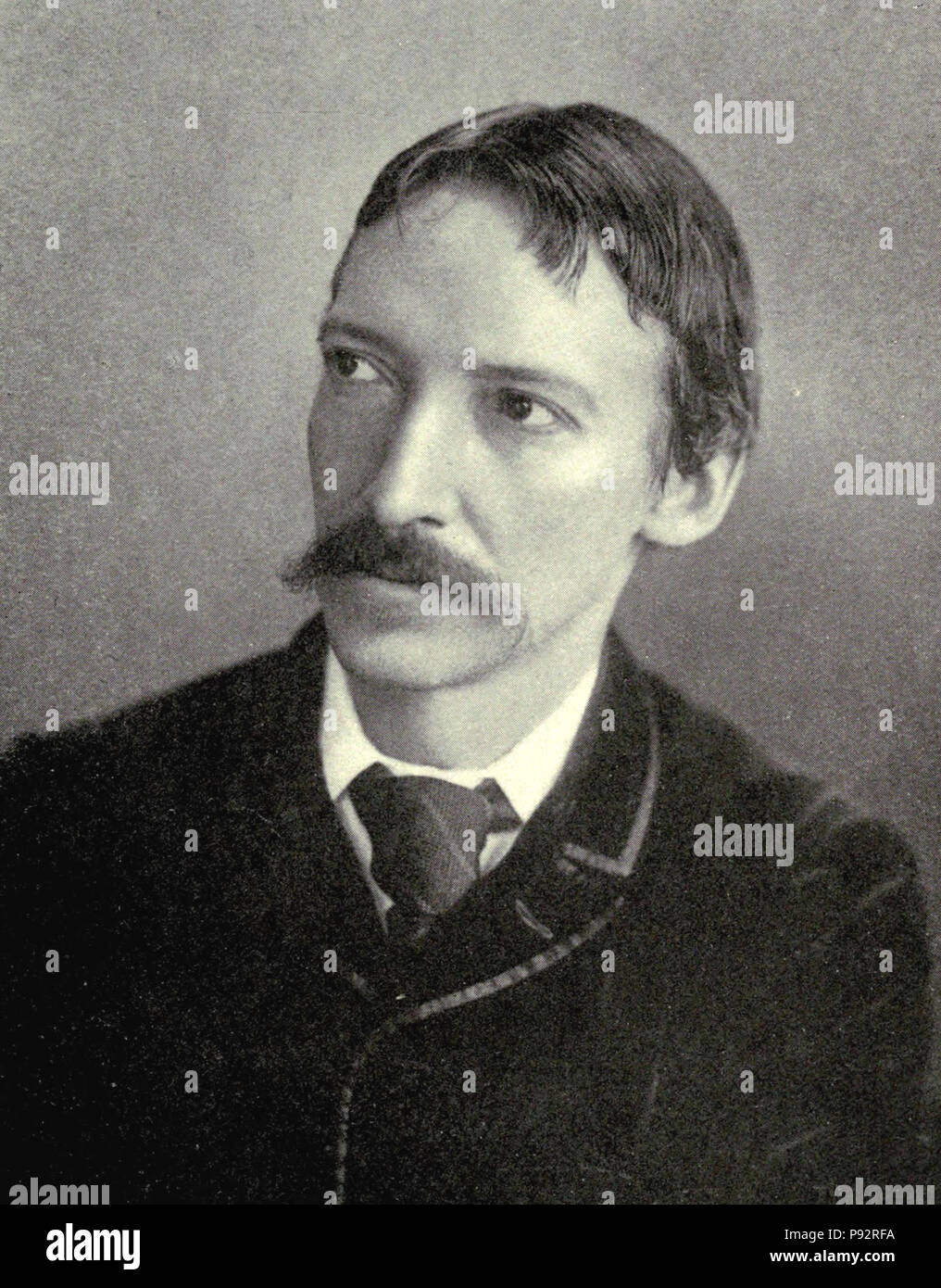 . 468 Portrait of Stevenson by Balfour Stock Photo - Alamy