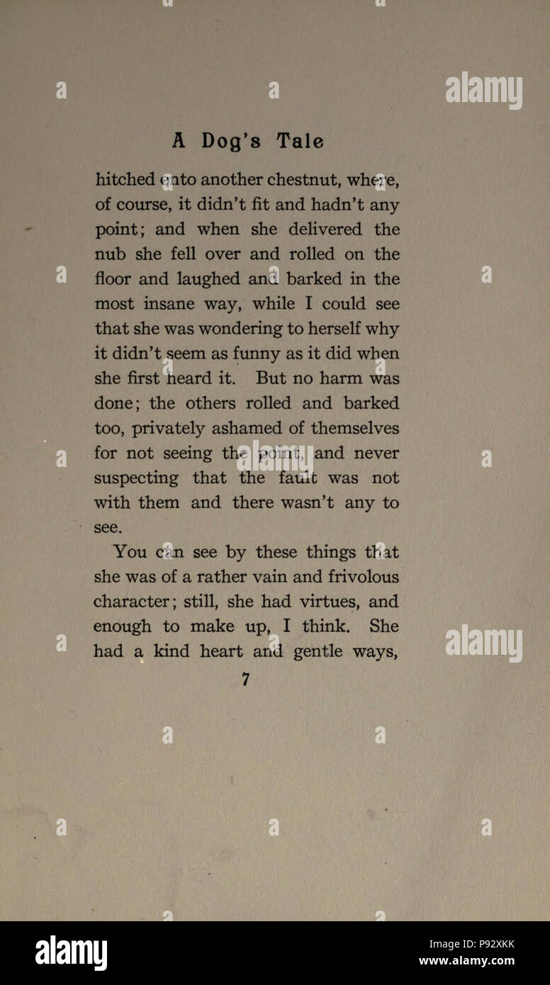 A Dog's Tale, p. 07 Stock Photo - Alamy