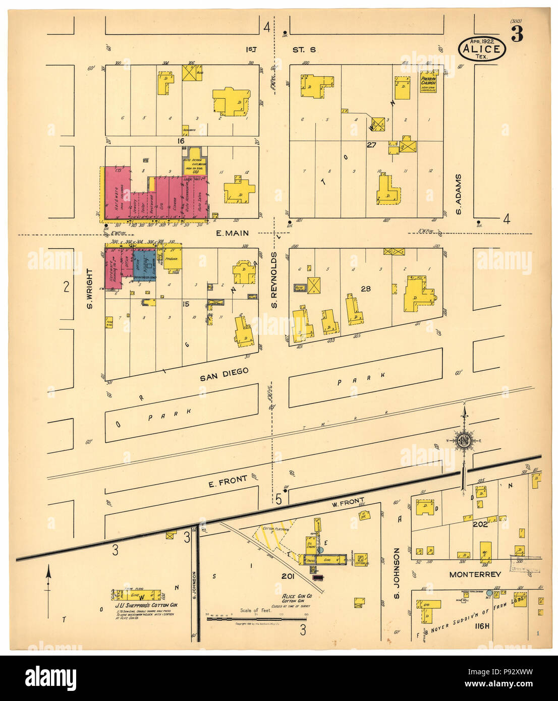 Map of alice texas hi-res stock photography and images - Alamy