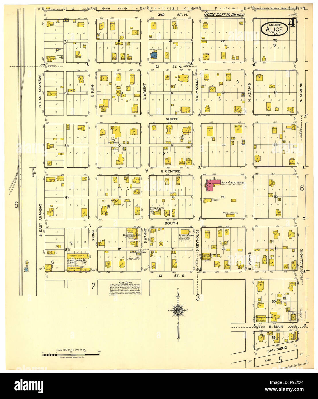 Map of alice texas hi-res stock photography and images - Alamy