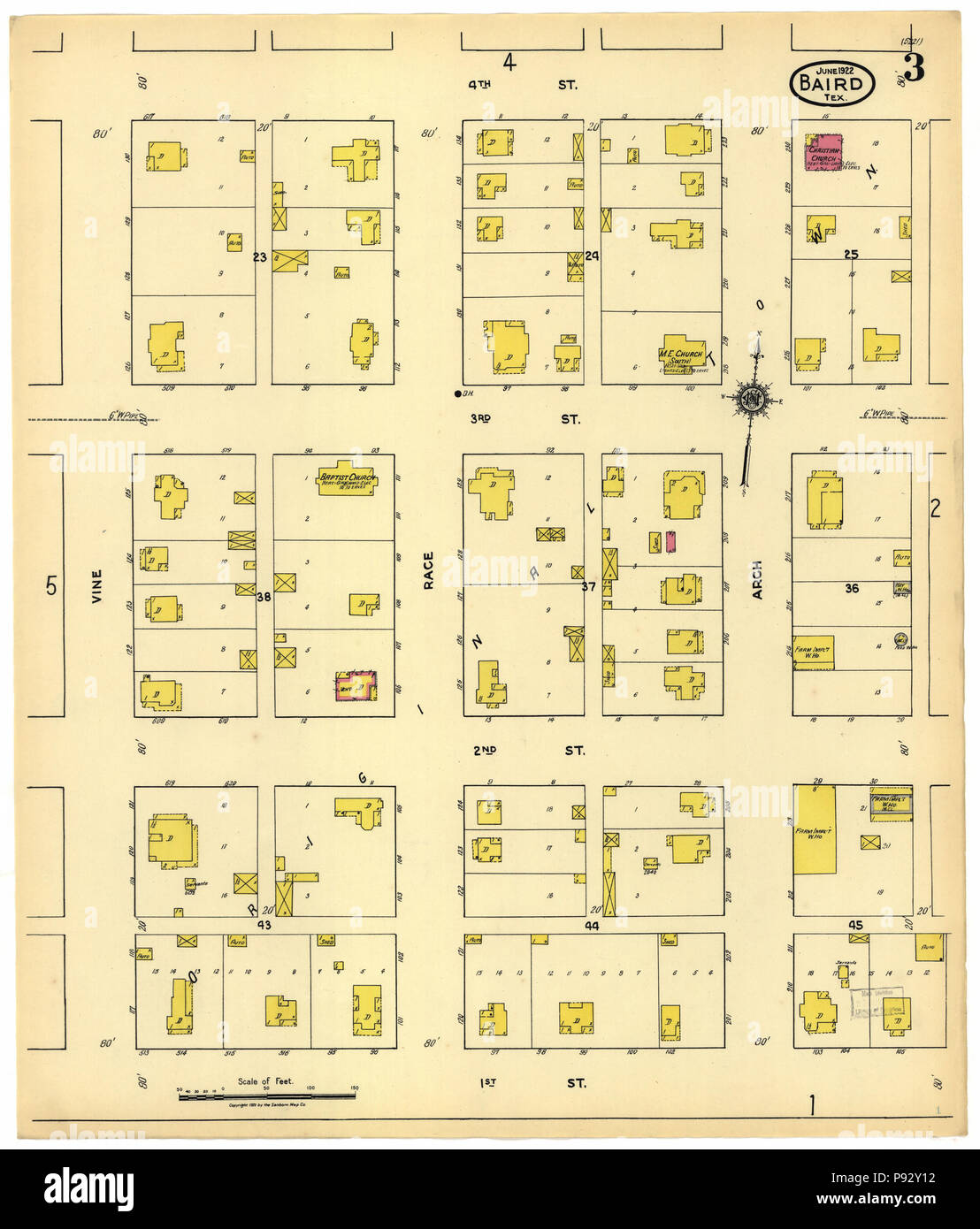 Map of callahan hi-res stock photography and images - Alamy