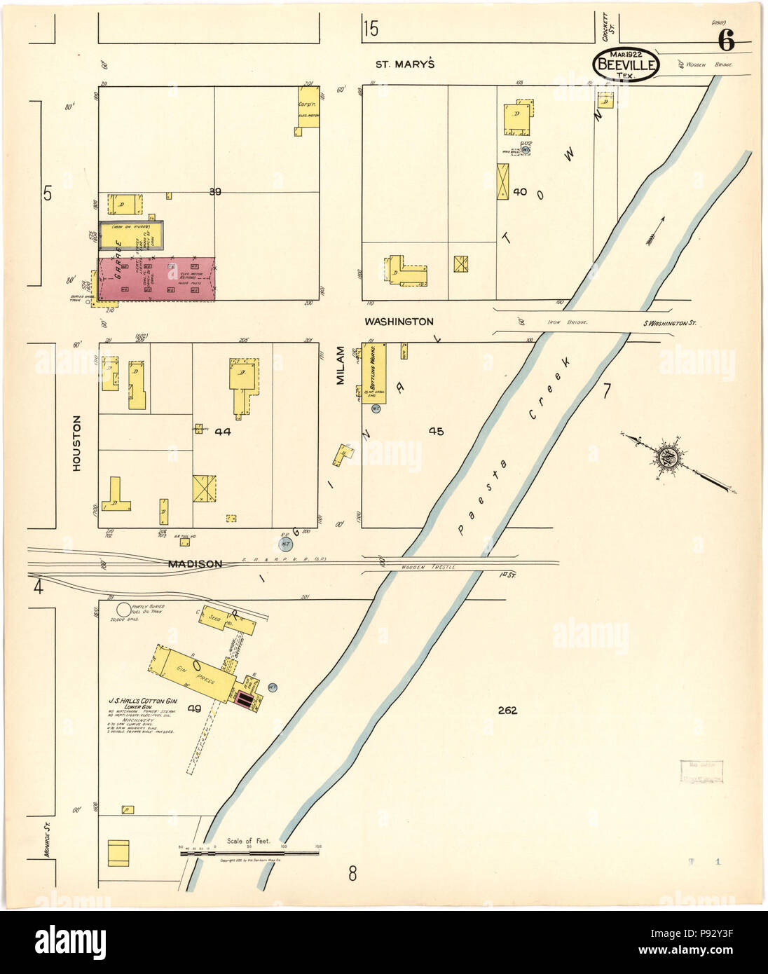Map of beeville hi-res stock photography and images - Alamy