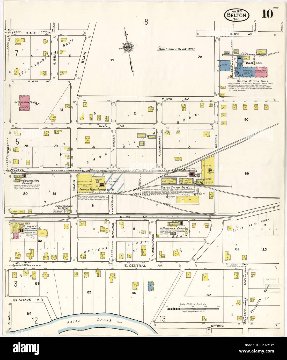 Belton map hi-res stock photography and images - Alamy
