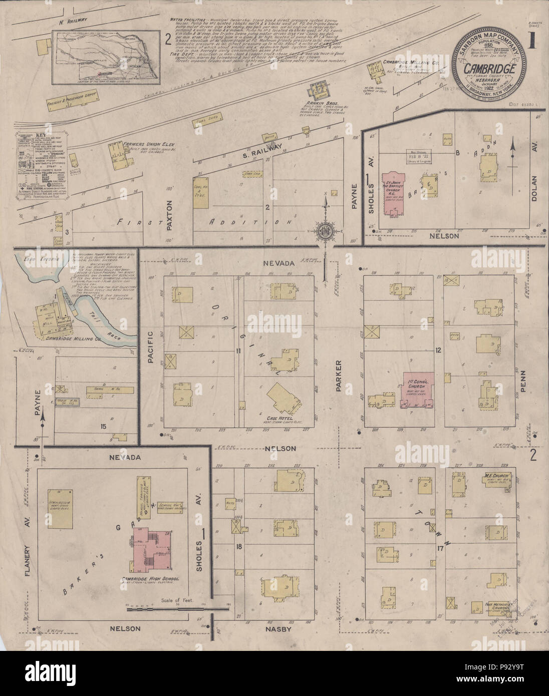 Map of cambridge hi-res stock photography and images - Alamy