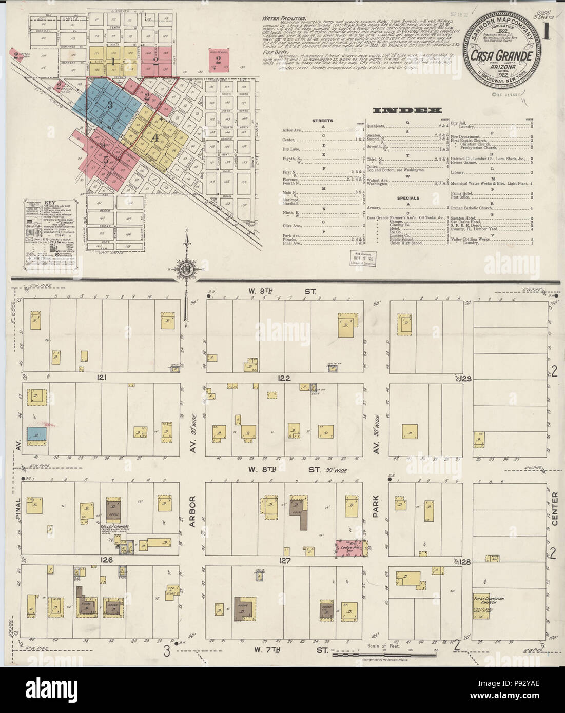 Pinal county map hi-res stock photography and images - Alamy
