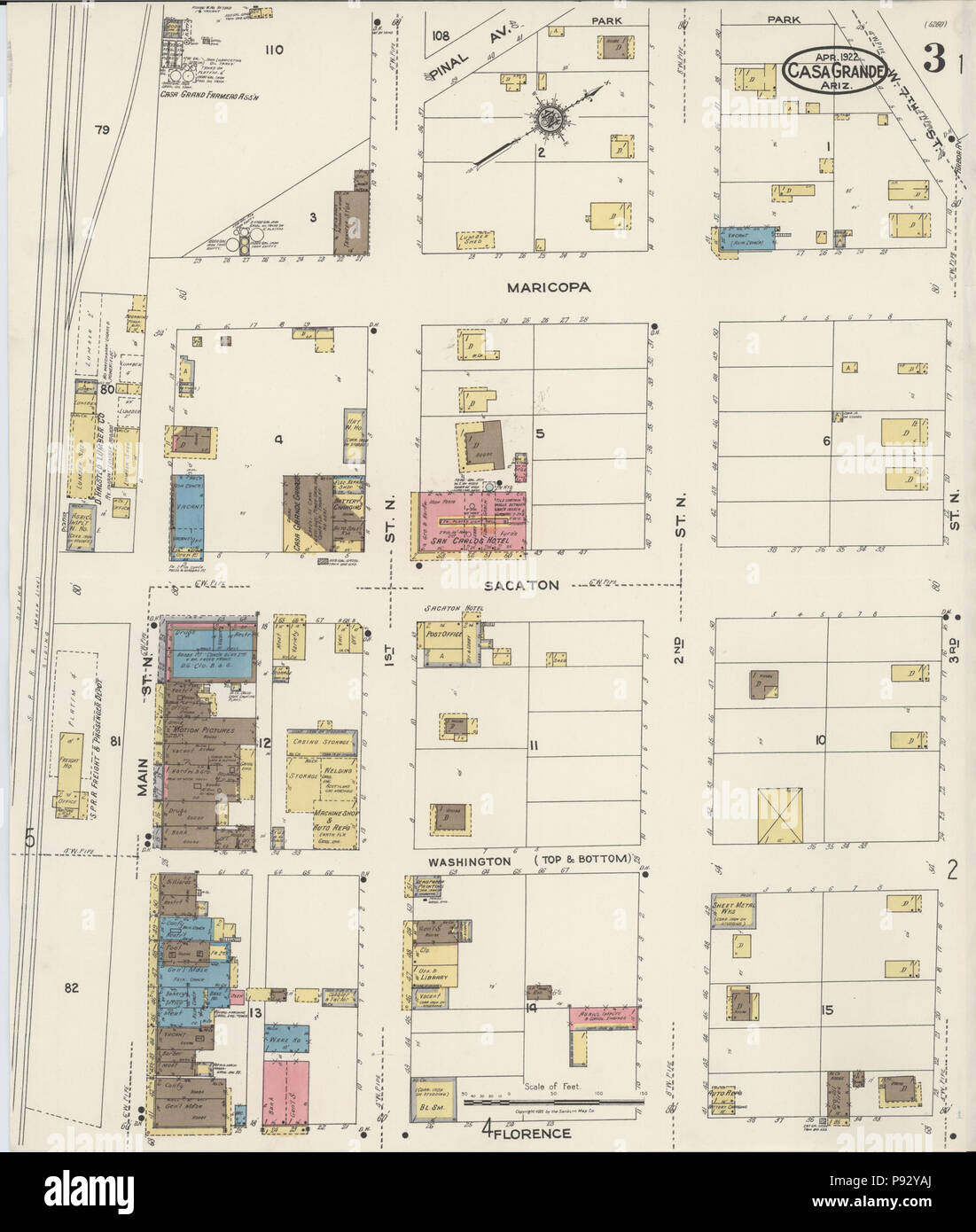 Pinal county map hi-res stock photography and images - Alamy