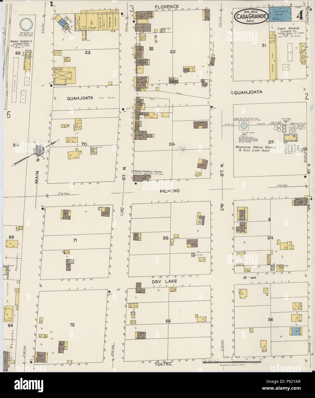 Pinal county map hi-res stock photography and images - Alamy