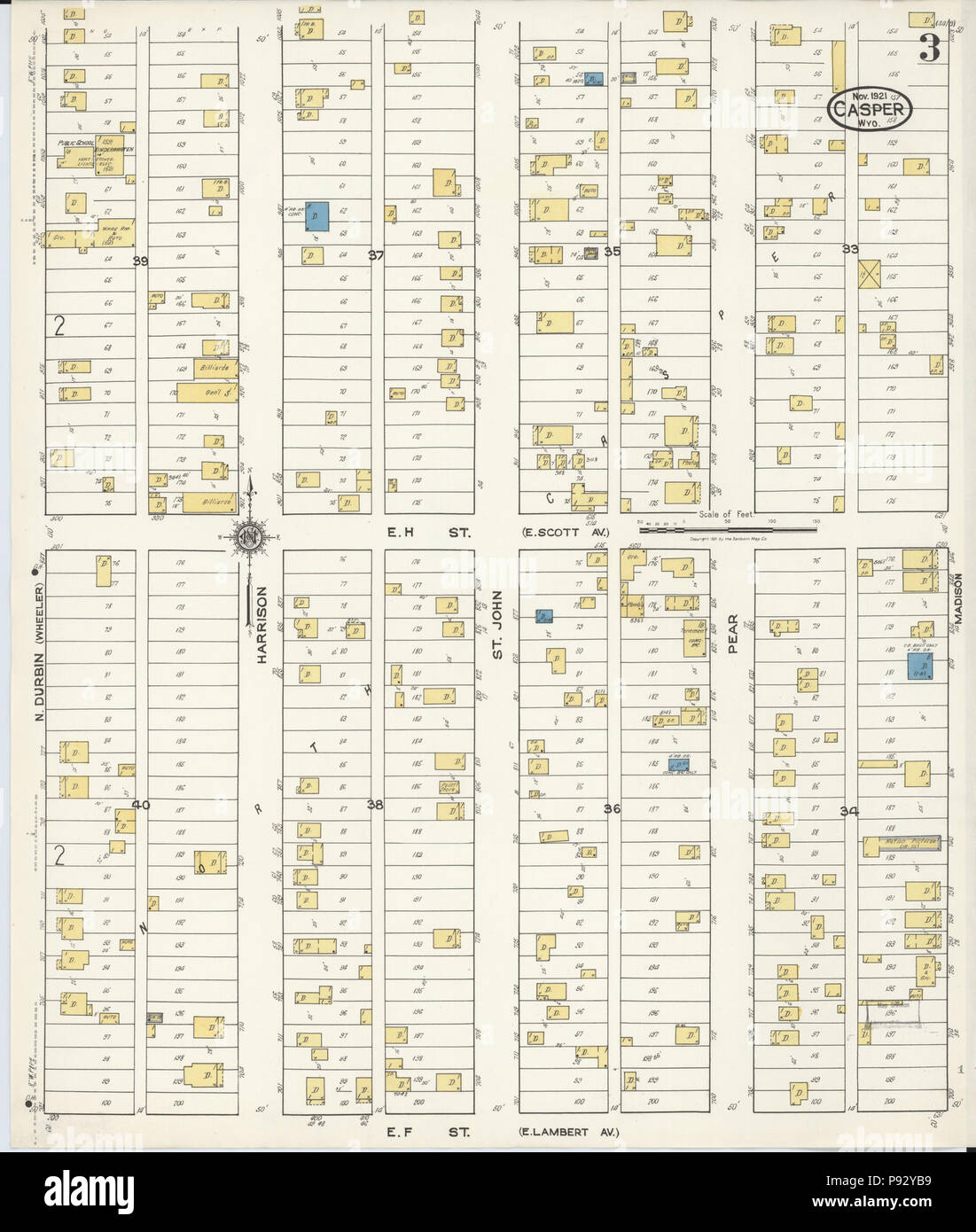 Map of natrona hi-res stock photography and images - Alamy