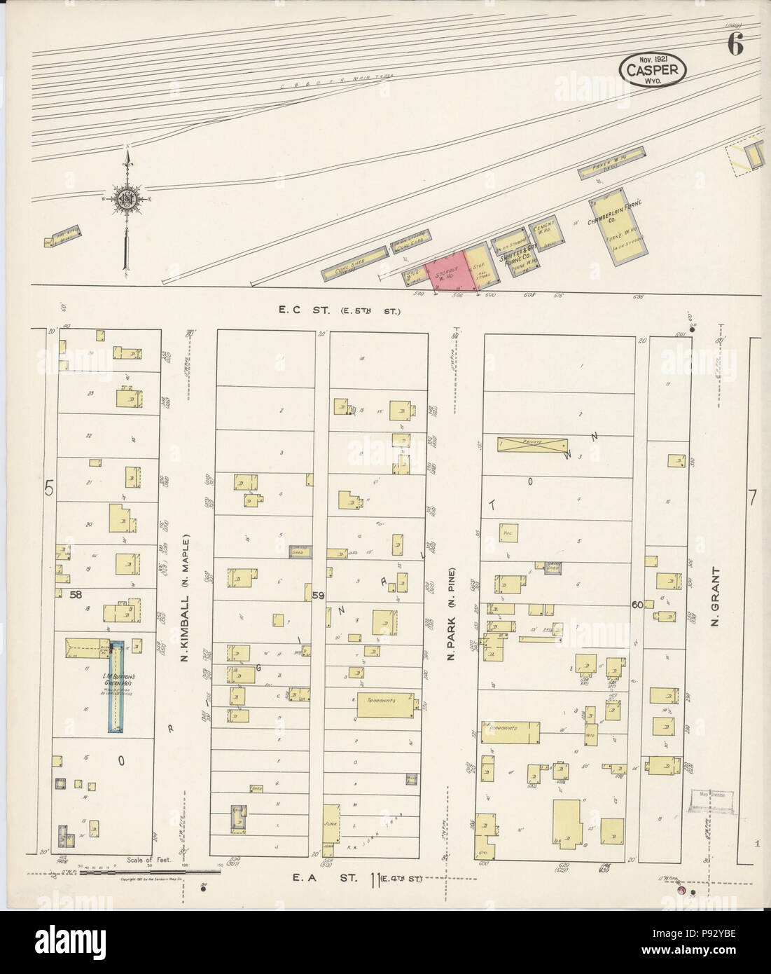 Map of natrona hi-res stock photography and images - Alamy