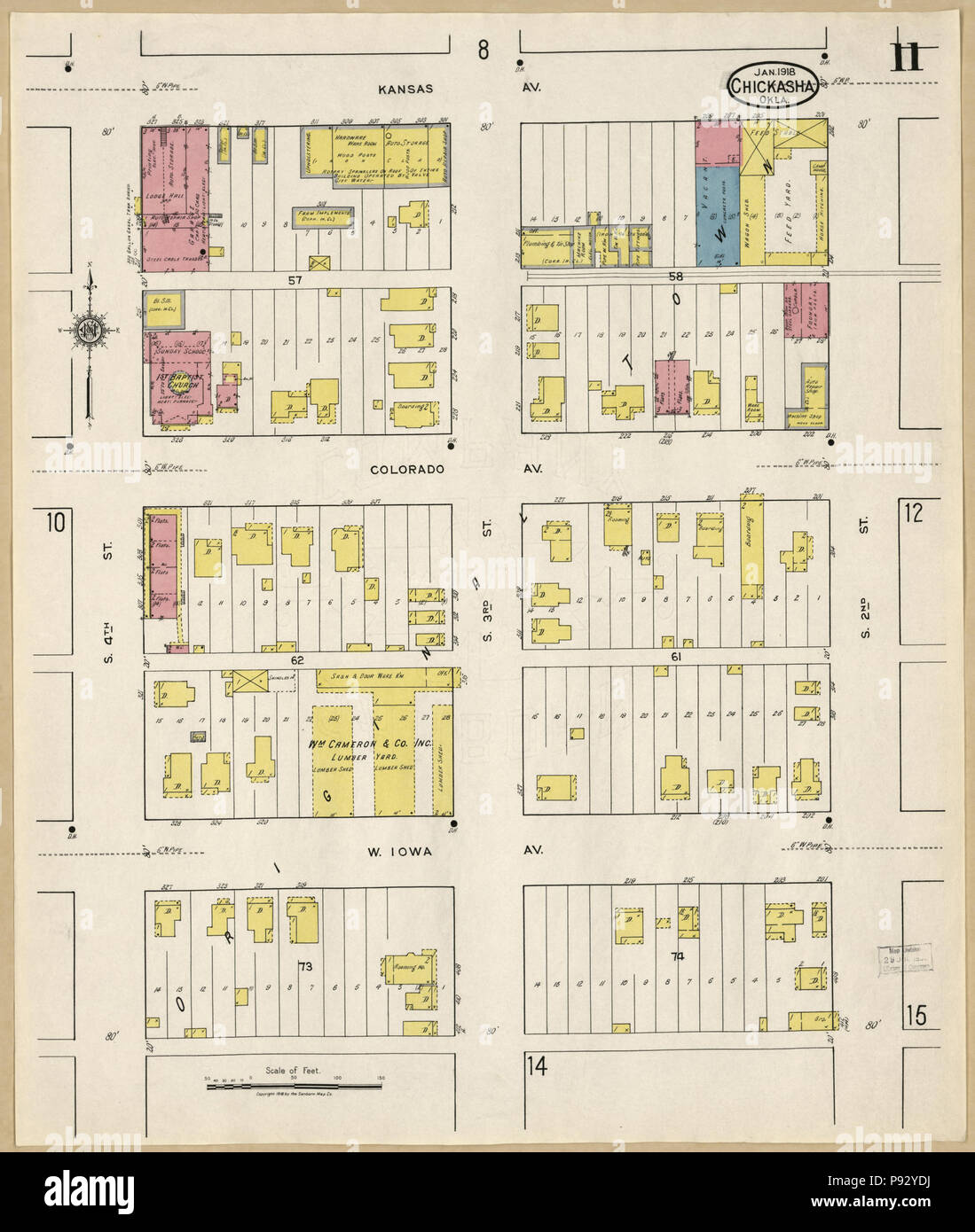 Oklahoma county map hi-res stock photography and images - Alamy