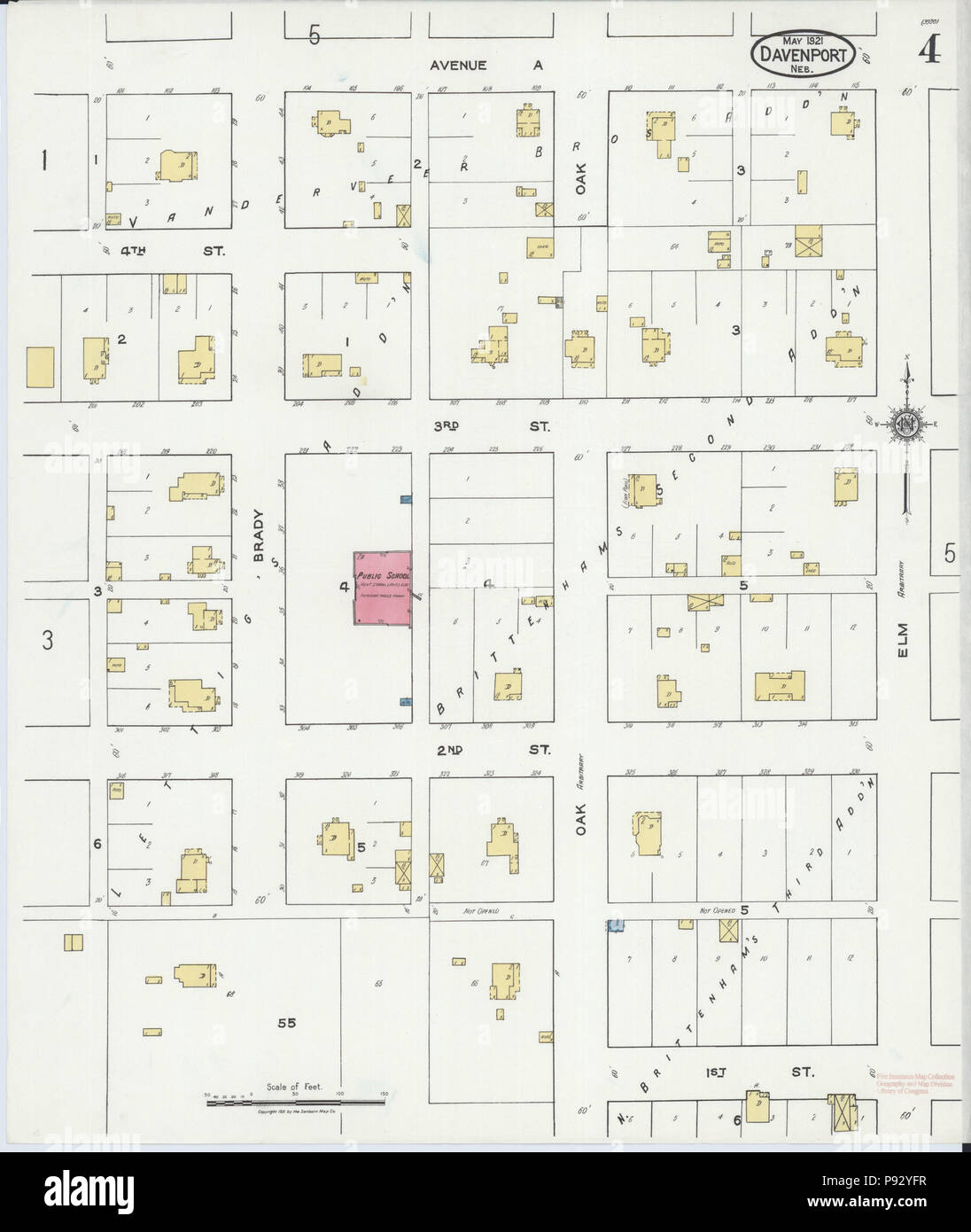 Map of thayer hi-res stock photography and images - Alamy