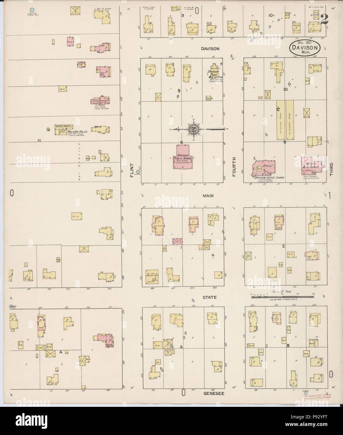 Map of davison hi-res stock photography and images - Alamy