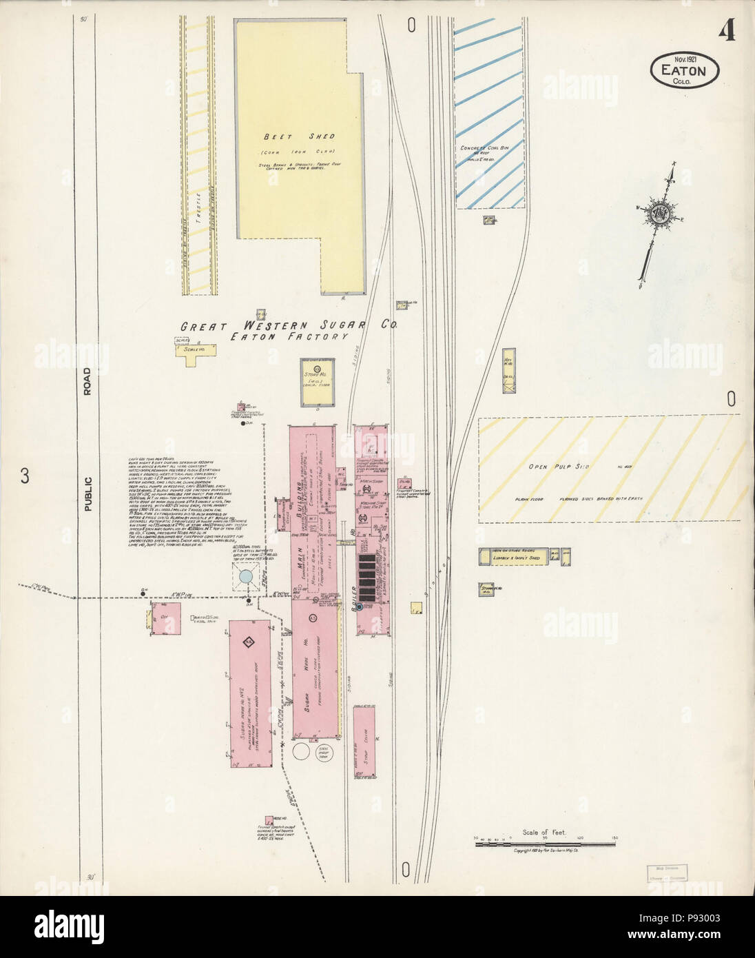 Weld county map hi-res stock photography and images - Alamy