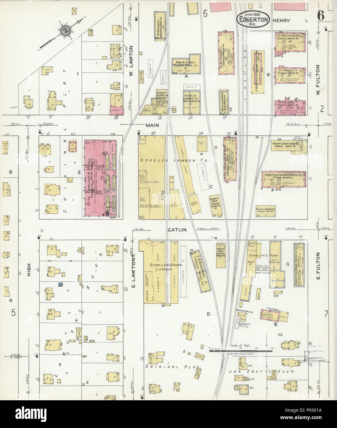 Edgerton map hi-res stock photography and images - Alamy