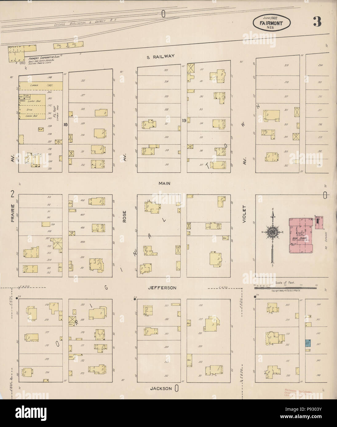 Map of fairmont hi-res stock photography and images - Alamy