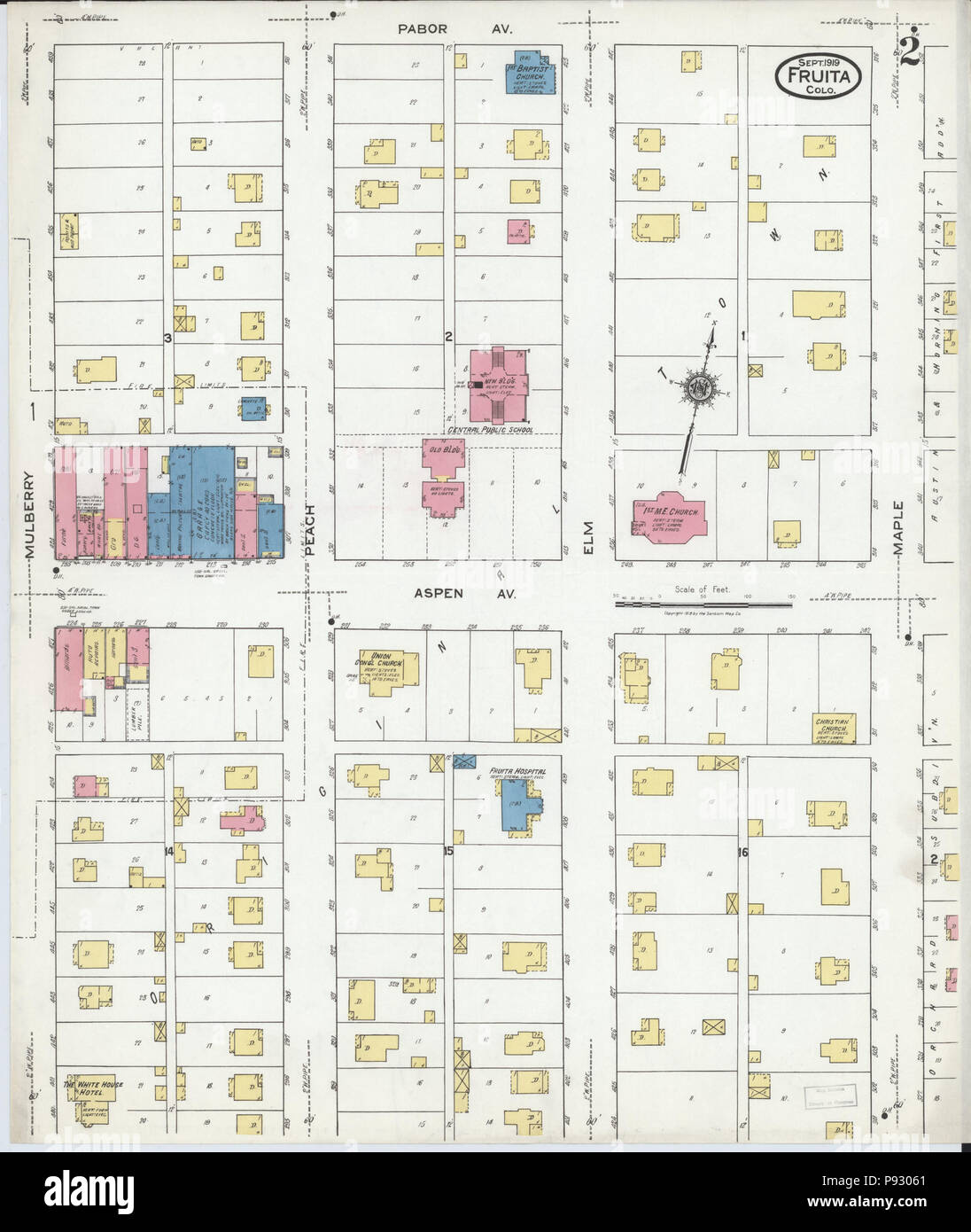 Mesa county map hi-res stock photography and images - Alamy