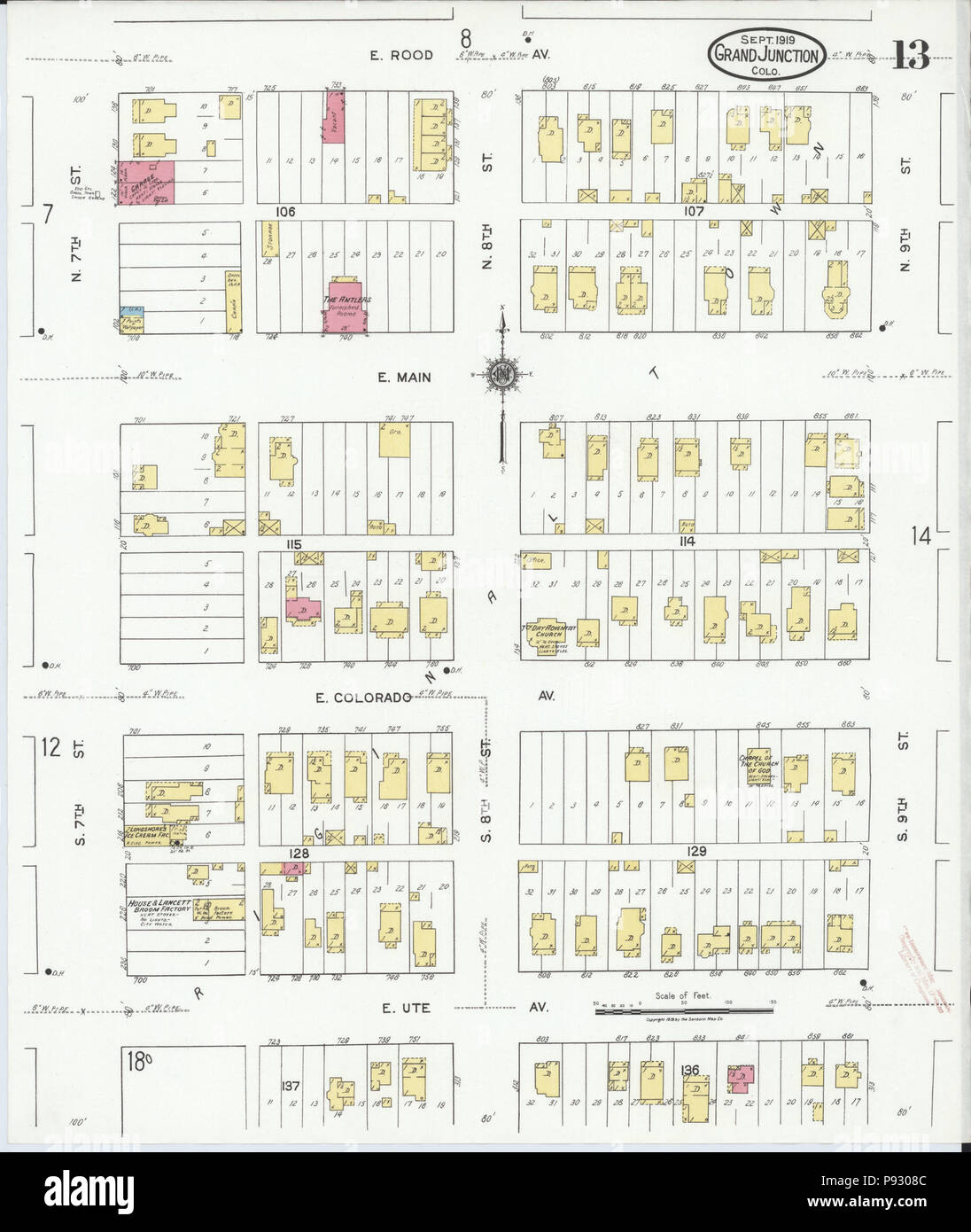 Mesa county map hi-res stock photography and images - Alamy