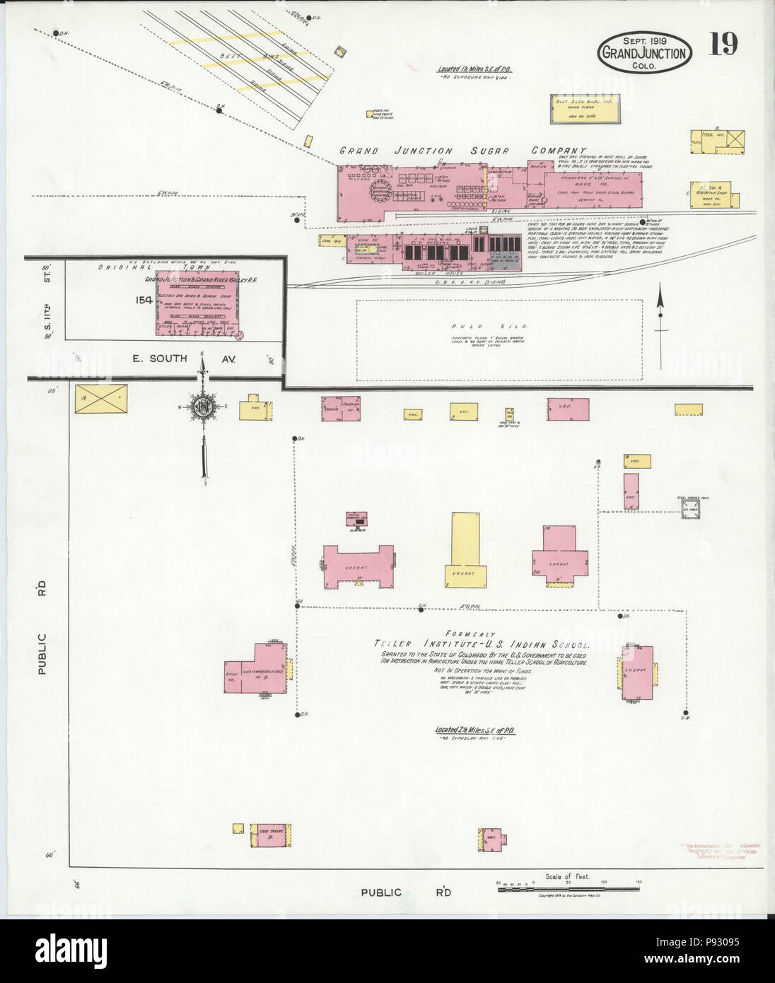 Mesa county map hi-res stock photography and images - Alamy