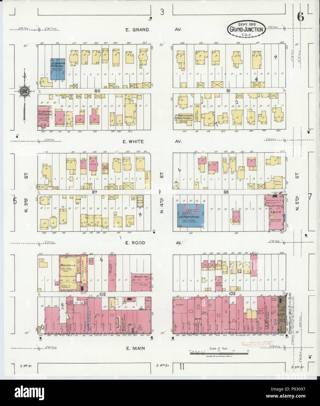 499 Sanborn Fire Insurance Map from Grand Junction, Mesa County ...