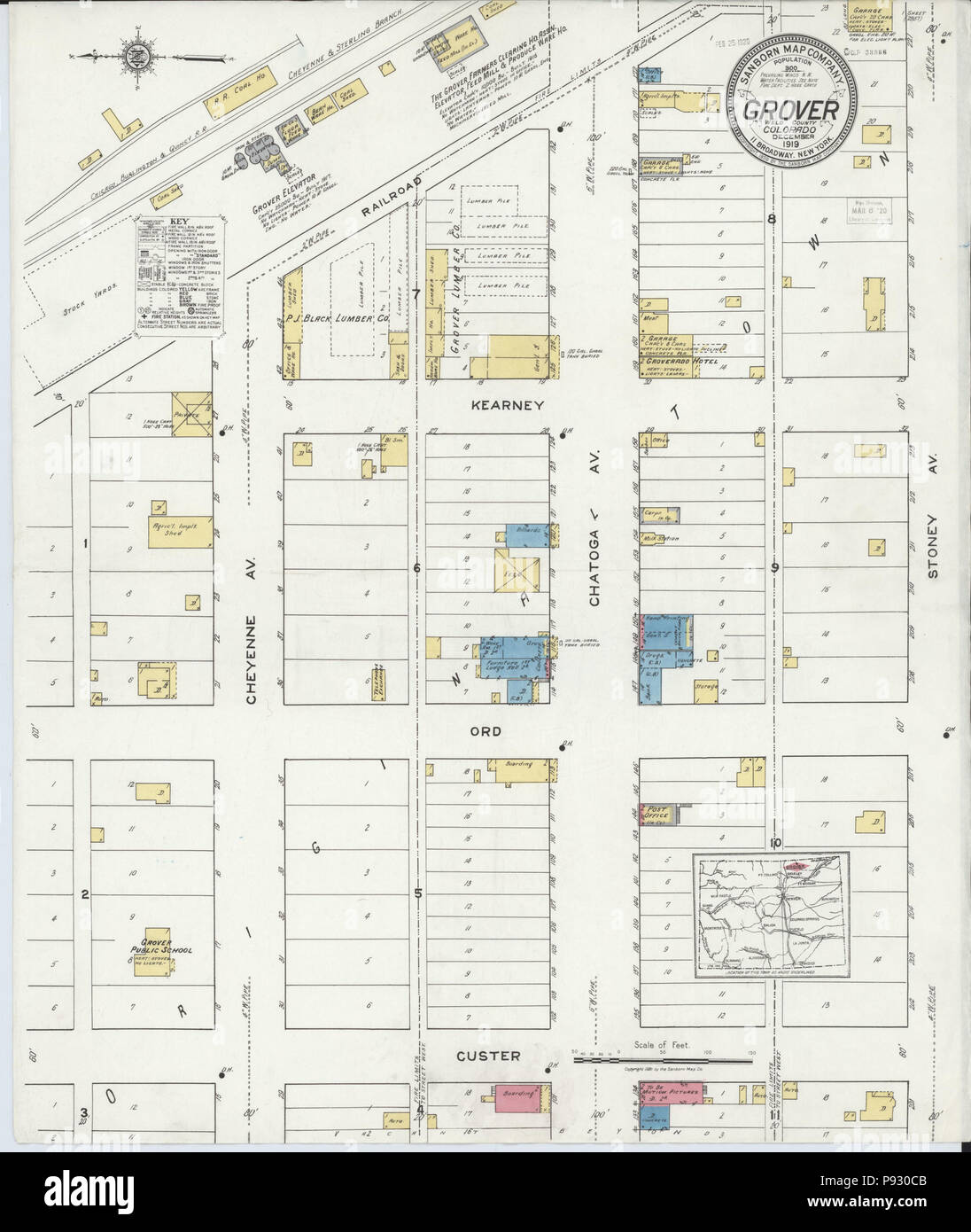 Weld county map hi-res stock photography and images - Alamy