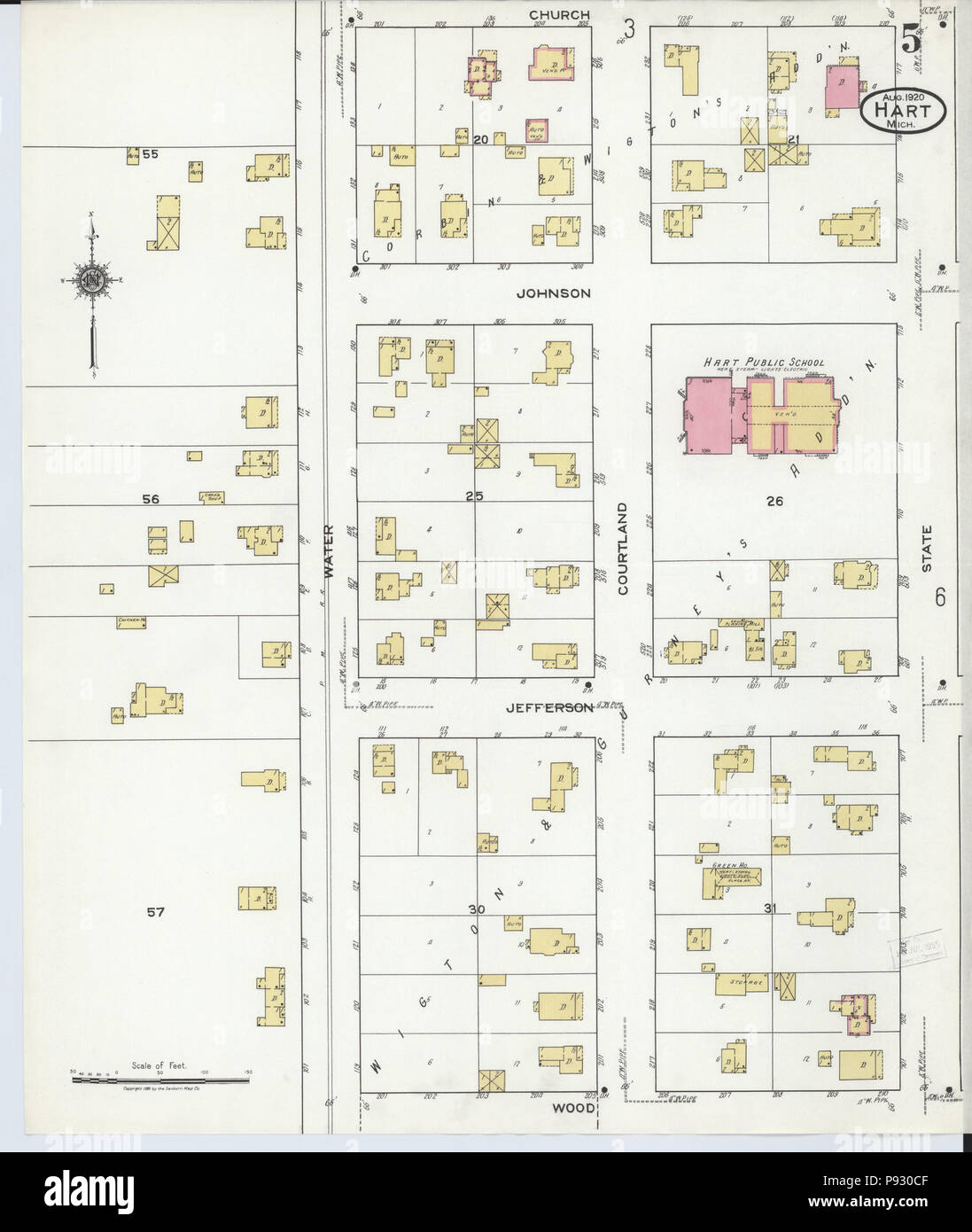 Map of hart hi-res stock photography and images - Alamy