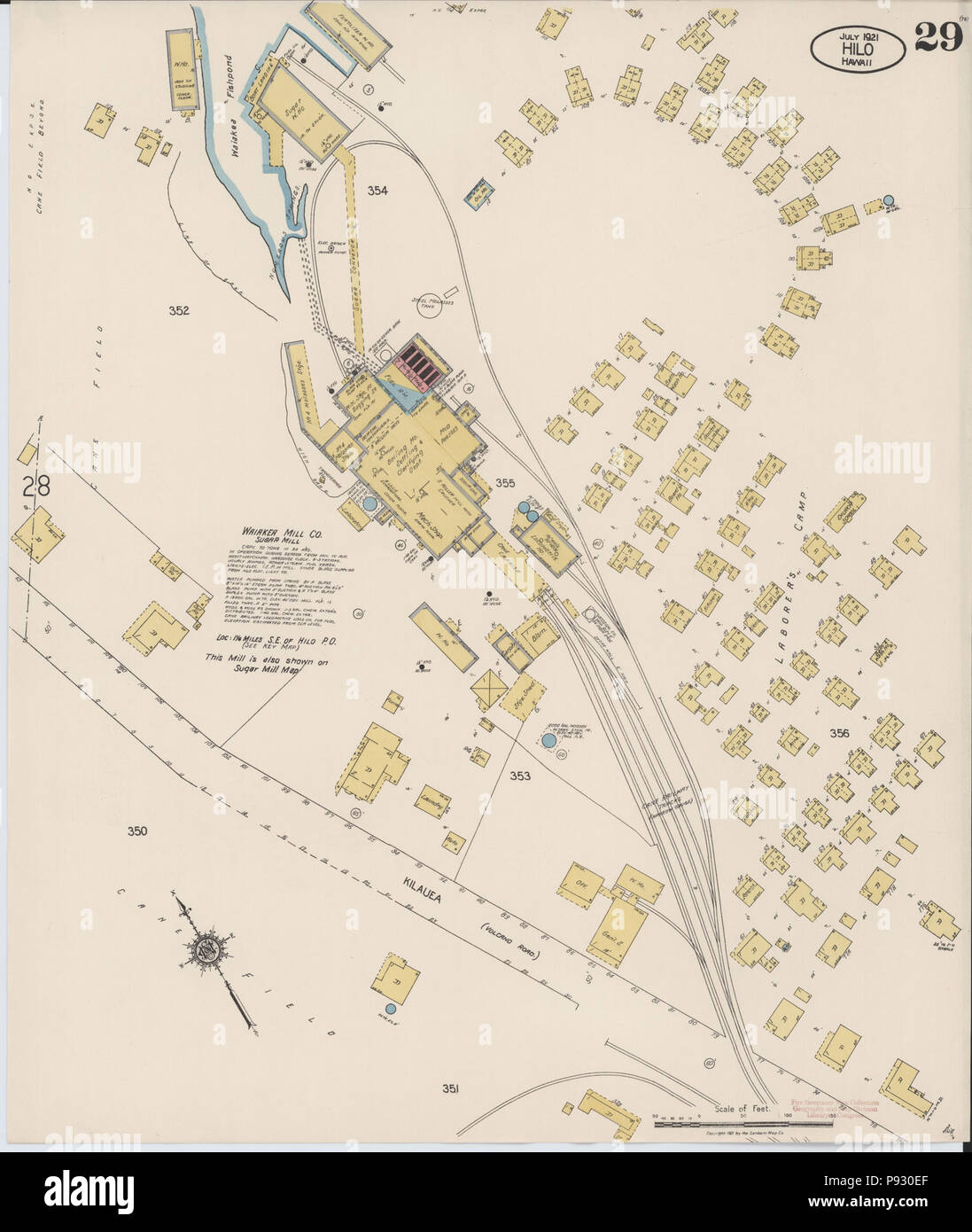 . 500 Sanborn Fire Insurance Map from Hilo, Hawaii County, Hawaii. LOC ...
