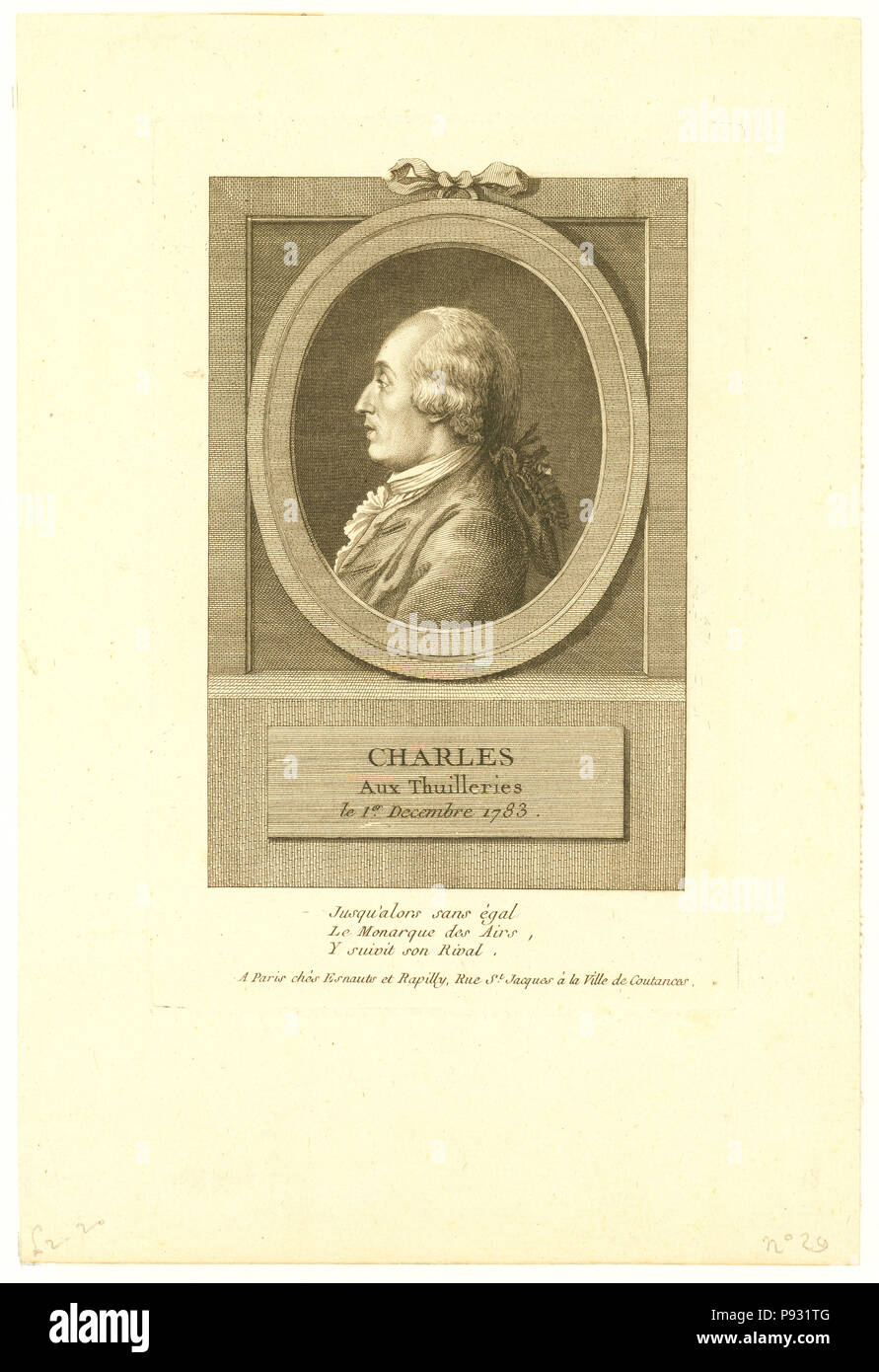 Charles jacques alexandre cesar hi-res stock photography and images - Alamy