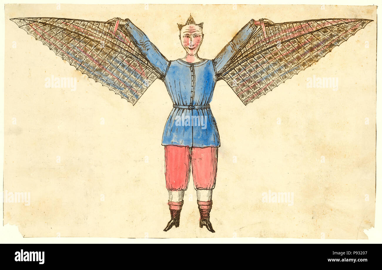 Early 1800s man with wings hi-res stock photography and images - Alamy