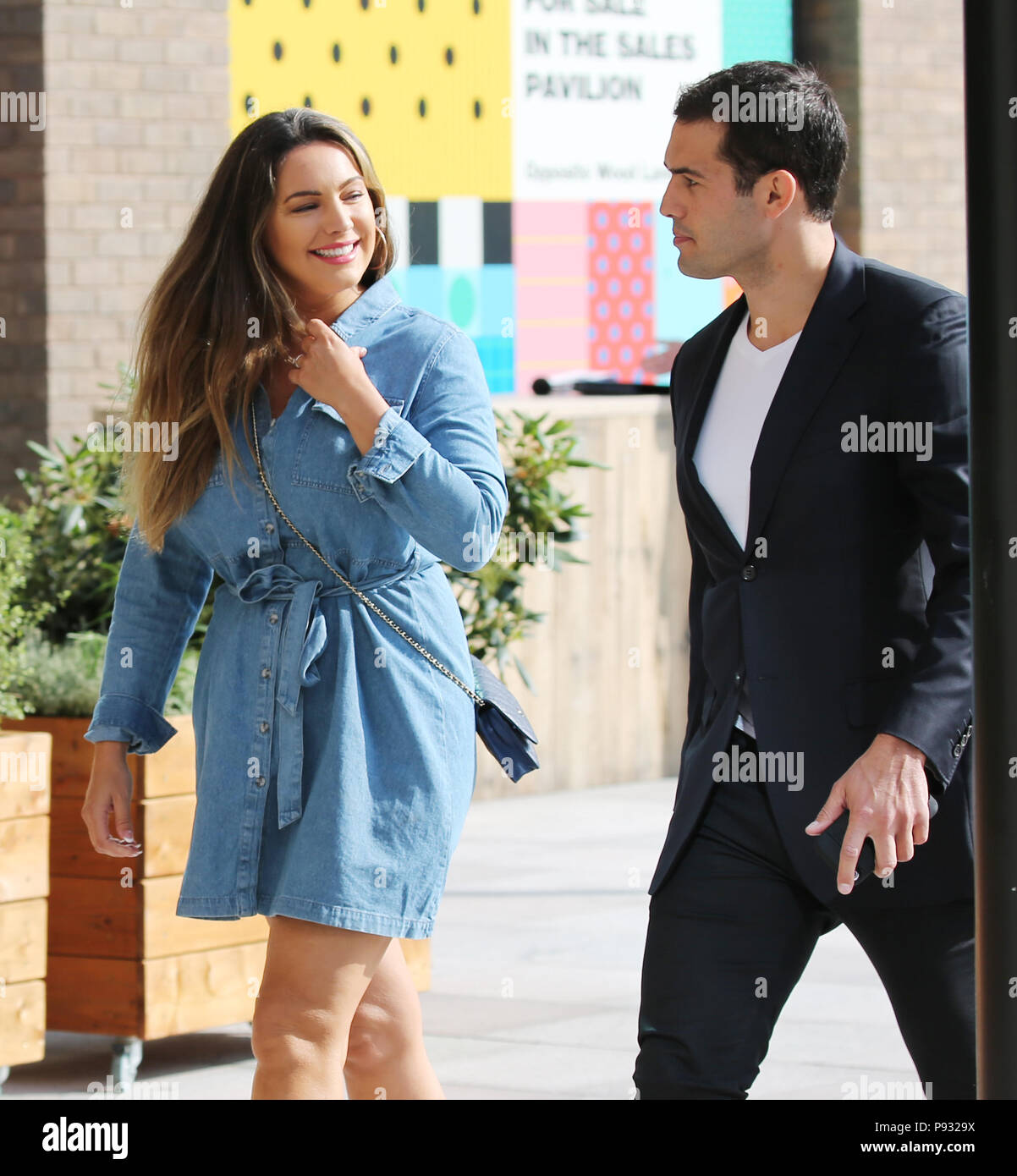 Kelly Brook and Jeremy Parsi outside ITV Studios Featuring: Kelly Brook ...