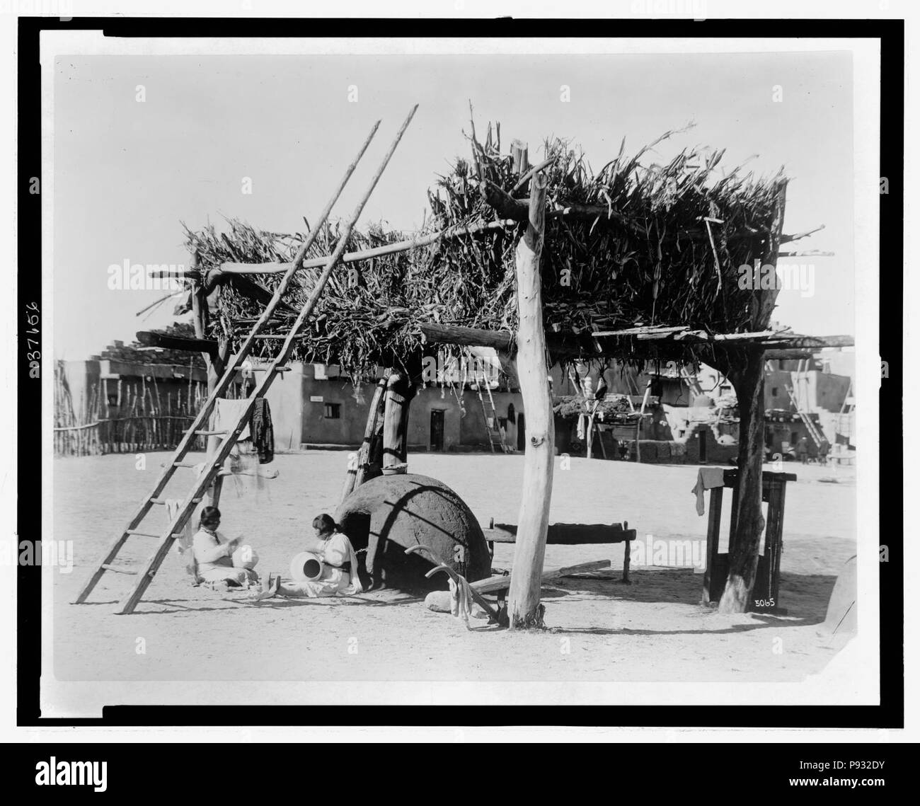 A drying platform of the Zunis Stock Photo - Alamy