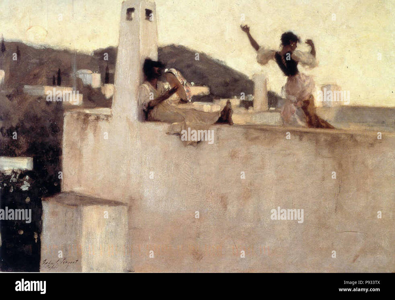 . 514 John Singer Sargent - Rosina-Capri (1878 Stock Photo - Alamy