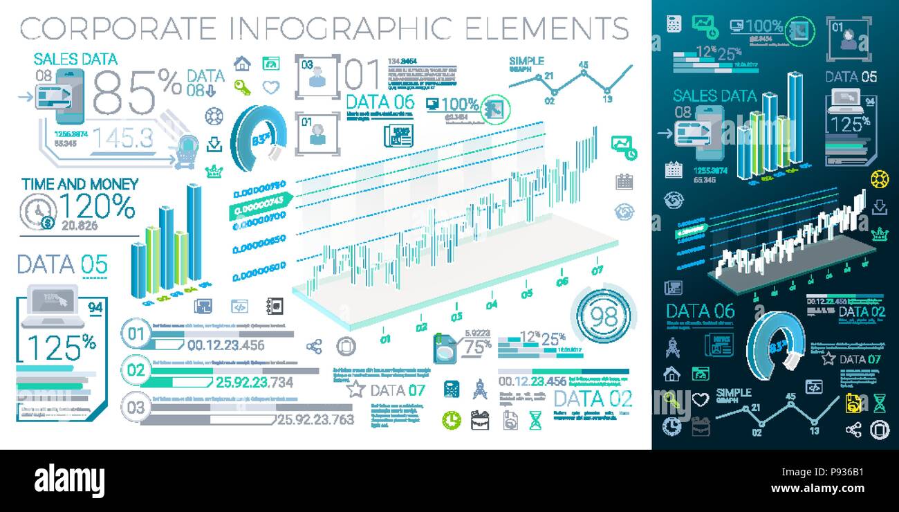 Corporate Infographic Elements Stock Vector Image & Art - Alamy