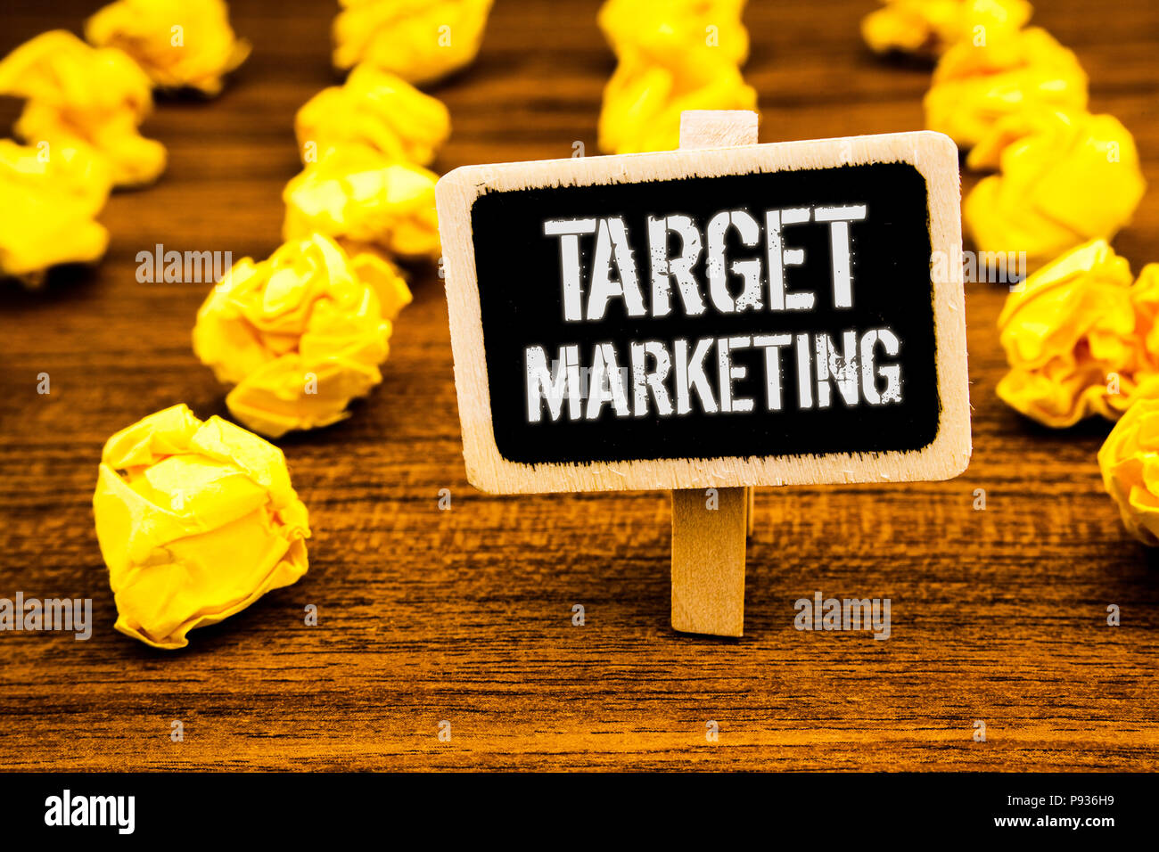 Handwriting Text Writing Target Marketing Concept Meaning Market Segmentation Audience