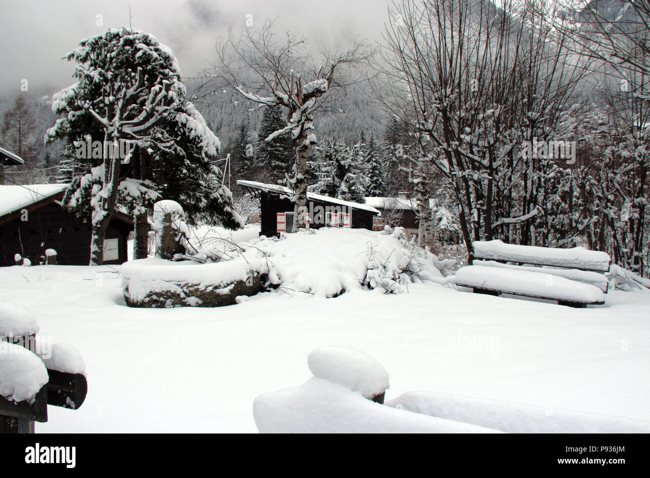 Chamonix hiver hi-res stock photography and images - Alamy
